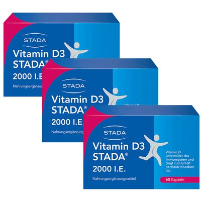 Vitamin D3 STADA® 2000 I.E. 3x60 St - Shop Apotheke