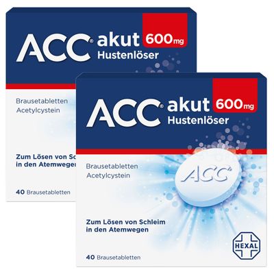 ACC® akut 600 mg bei Husten - Schleimlöser bei Husten, 1 Brausetablette ...