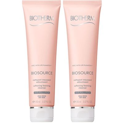 BIOTHERM Biosource Reinigungsschaum für trockene Haut 2x150 ml - Shop ...