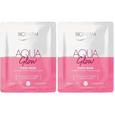BIOTHERM Aqua Super Mask Glow Tuchmaske 2x35 ml - Shop Apotheke