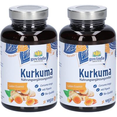 govinda Kurkuma Kapseln 2x100 g - Shop Apotheke