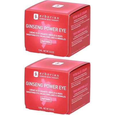 Erborian Ginseng Power Eye glättende Augencreme 2x15 ml - Shop Apotheke