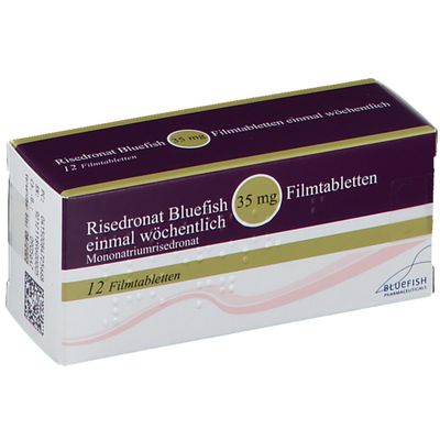 Risedronat Bluefish 35 mg einmal wöchentlich 12 St mit dem E-Rezept ...