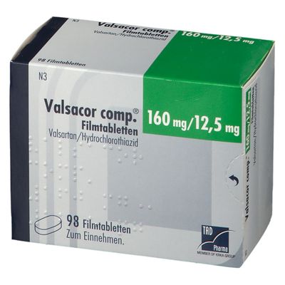 Valsacor comp.® 160 mg/12,5 mg 98 St mit dem E-Rezept kaufen - Shop ...