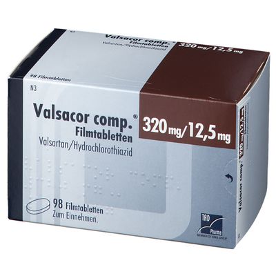 Valsacor comp.® 320 mg/12,5 mg 98 St mit dem E-Rezept kaufen - Shop ...