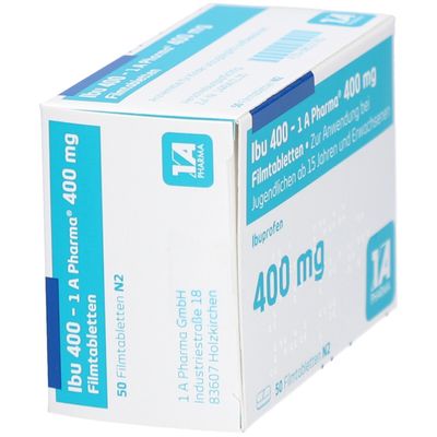 Ibu 400 1A Pharma® 50 St mit dem E-Rezept kaufen - Shop Apotheke