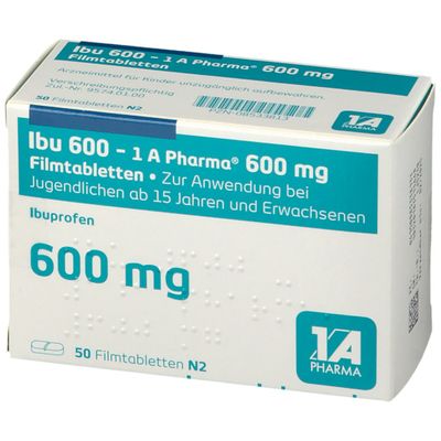 Ibu 600 1A Pharma® 50 St mit dem E-Rezept kaufen - Shop Apotheke