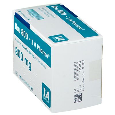 Ibu 800 - 1 A Pharma® 50 St mit dem E-Rezept kaufen - SHOP APOTHEKE