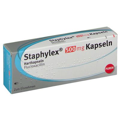 Staphylex® 500 mg Kapseln 10 St mit dem E-Rezept kaufen - Shop Apotheke