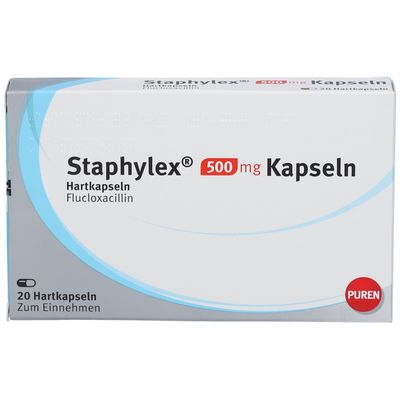 Staphylex® 500 mg Kapseln 20 St mit dem E-Rezept kaufen - Shop Apotheke