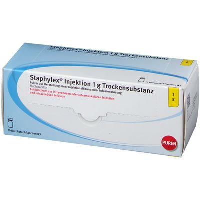 Staphylex® Injektion 1 g 10 St mit dem E-Rezept kaufen - Shop Apotheke