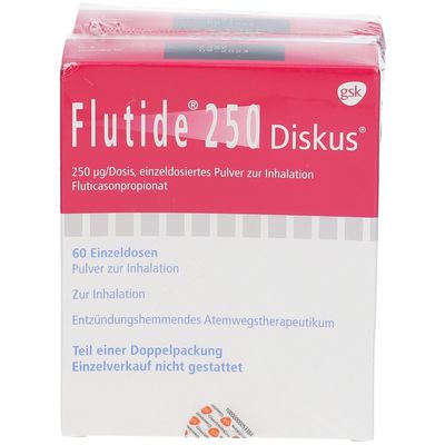 Flutide® 250 Diskus® 2x60 St mit dem E-Rezept kaufen - Shop Apotheke