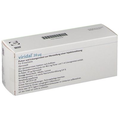 Viridal 20 mcg Starter Set Applik.+ 2 Karpulen 1 St mit dem E-Rezept ...