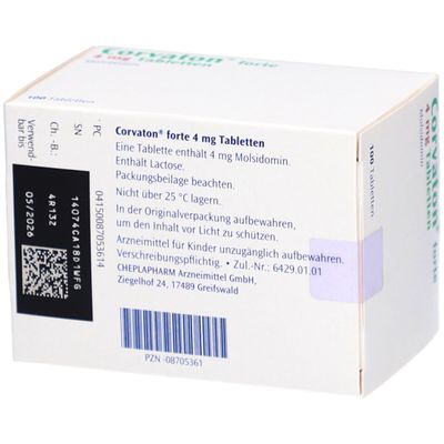 Corvaton® forte 4 mg 100 St mit dem E-Rezept kaufen - Shop Apotheke