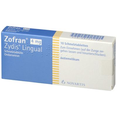 Zofran® 4 mg Zydis® Lingual 10 St mit dem E-Rezept kaufen - Shop Apotheke