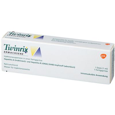 Twinrix Erwachsene 1x1 St mit dem E-Rezept kaufen - Shop Apotheke