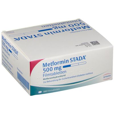 Metformin STADA® 500 mg 180 St mit dem E-Rezept kaufen - Shop Apotheke