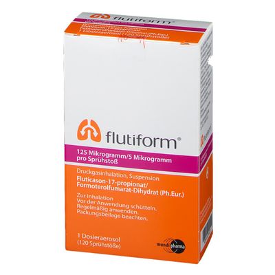 flutiform® 125 µg/5 µg pro Sprühstoß 1 St mit dem E-Rezept kaufen ...