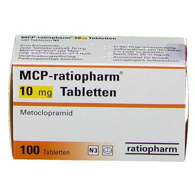 MCP-ratiopharm® 10 mg 100 St mit dem E-Rezept kaufen - Shop Apotheke