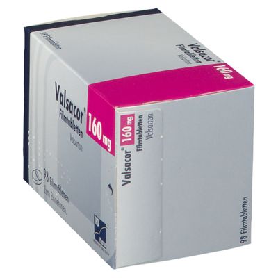 Valsacor® 160 mg 98 St mit dem E-Rezept kaufen - Shop Apotheke