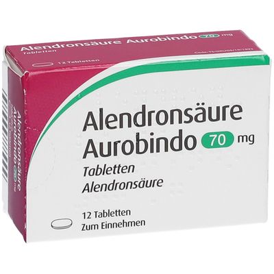 Alendronsäure Aurobindo 70 mg 12 St mit dem E-Rezept kaufen - Shop Apotheke