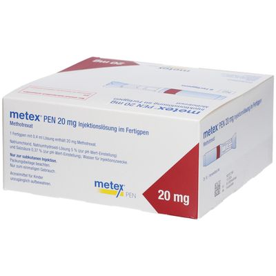 metex® 20 mg (50 mg/ml) Injektionslösung in Fertigspritze 6 St mit dem ...