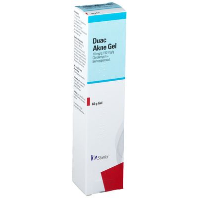 Duac Akne Gel 10 mg/g 50 mg/g 60 g mit dem E-Rezept kaufen - Shop Apotheke