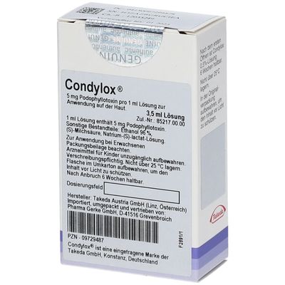Condylox 3,5 ml mit dem E-Rezept kaufen - Shop Apotheke