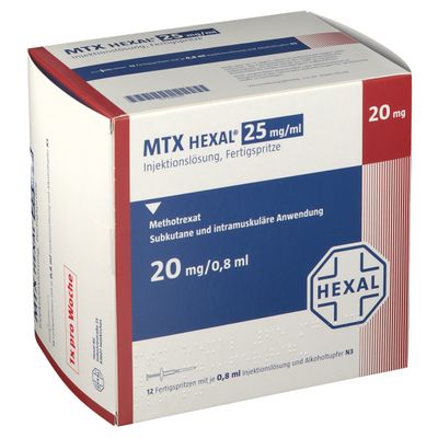 MTX HEXAL® 25 mg/ml 20 mg 12 St mit dem E-Rezept kaufen - Shop Apotheke