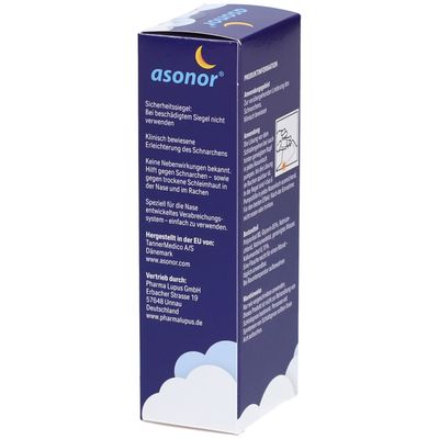 asonor® Nasenspray gegen Schnarchen 30 ml - Shop Apotheke