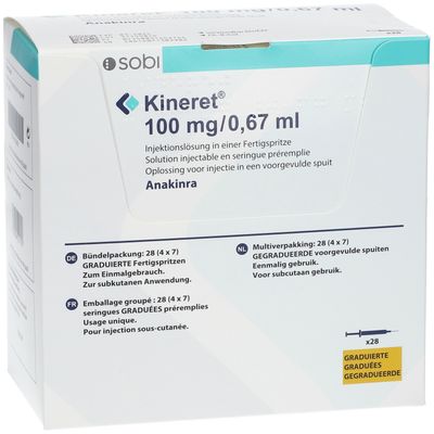 Kineret® 100 mg/0,67 ml 28 St mit dem E-Rezept kaufen - Shop Apotheke