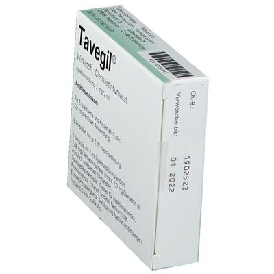 Tavegil® Injektionslösung 5x2 ml - Shop Apotheke