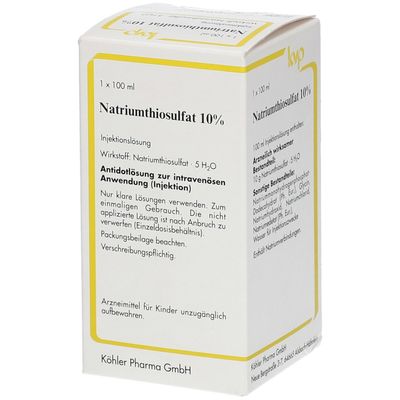 Natriumthiosulfat 10 % 100 ml mit dem E-Rezept kaufen - Shop Apotheke