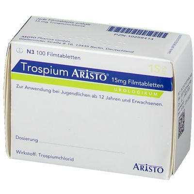 Trospium Aristo® 15 mg 100 St mit dem E-Rezept kaufen - Shop Apotheke