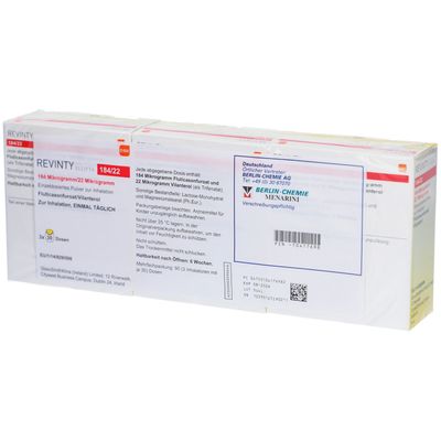 REVINTY® ELLIPTA® 184/22 µg 3 St mit dem E-Rezept kaufen - Shop Apotheke