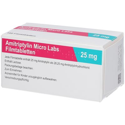 Amitriptylin Micro Labs 25 mg 100 St mit dem E-Rezept kaufen - Shop ...