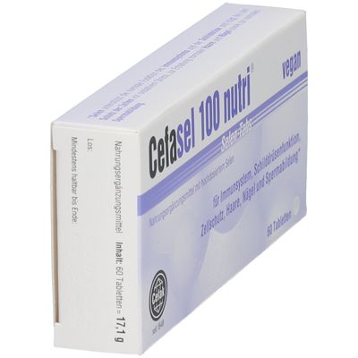Cefasel 100 nutri® Selen-Tabs 60 St - Shop Apotheke