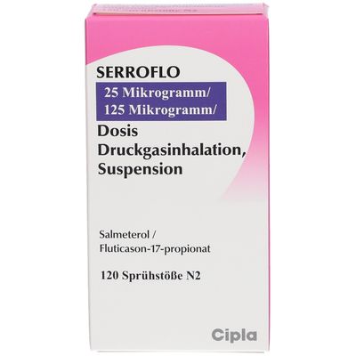 SERROFLO 25 µg/125 µg/Dosis 1 St mit dem E-Rezept kaufen - Shop Apotheke