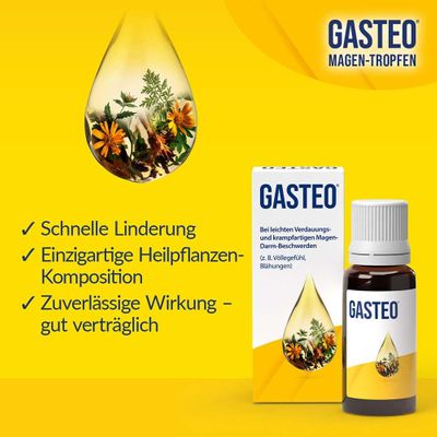 GASTEO® Tropfen bei Magen-Darm-Beschwerden 20 ml - Shop Apotheke