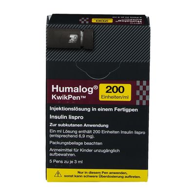 Humalog® KwikPen™ 200 Einheiten/ml 5x3 ml mit dem E-Rezept kaufen ...