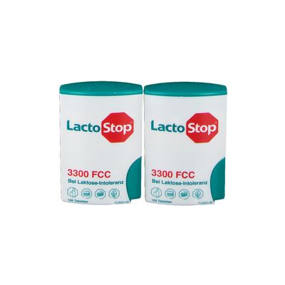 LactoStop® 3.300 FCC Klickspender 2x100 St - Shop Apotheke