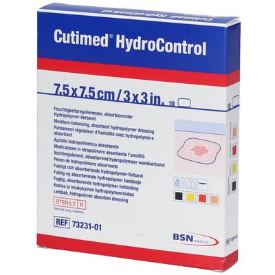 Cutimed® HydroControl 7,5 cm x 7,5 cm 10 St - Shop Apotheke