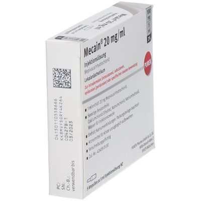 Mecain® 20 mg/ml 5x5 ml mit dem E-Rezept kaufen - Shop Apotheke
