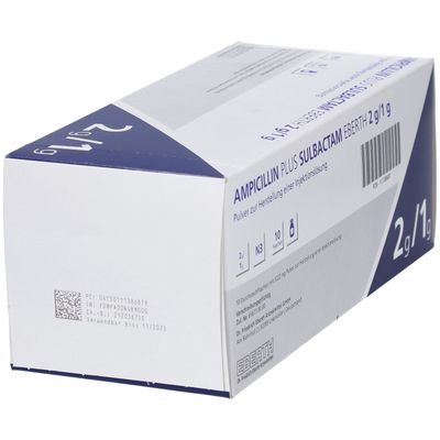 Ampicillin Plus Sulbactam Eberth 2 g/1 g 10 St mit dem E-Rezept kaufen ...