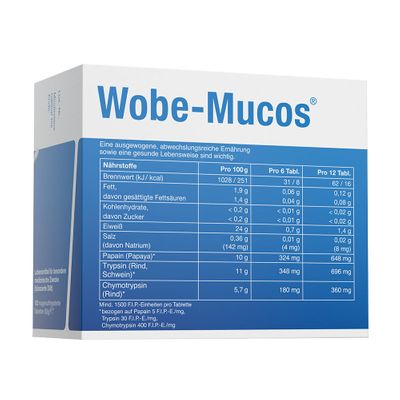 Wobe-Mucos® 120 St - Shop Apotheke