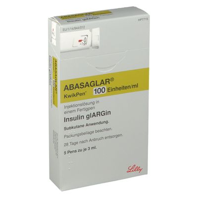ABASAGLAR® KwikPen™ 100 Einheiten/ml 5x3 ml mit dem E-Rezept kaufen ...