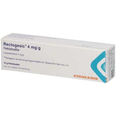 Rectogesic 4 mg/g Rektalsalbe 30 g mit dem E-Rezept kaufen - Shop Apotheke