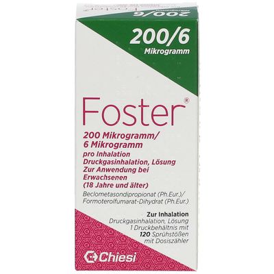 FOSTER® 200/6 µg 1 St mit dem E-Rezept kaufen - Shop Apotheke