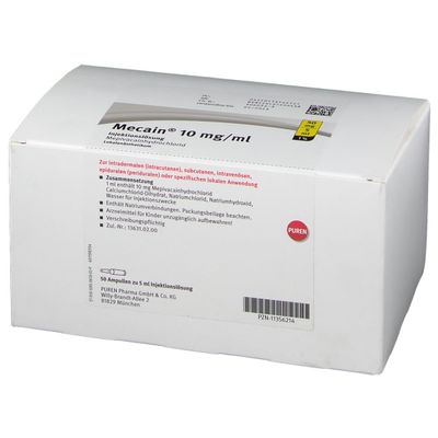 Mecain® 10 mg/ml 50x5 ml mit dem E-Rezept kaufen - Shop Apotheke