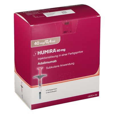 Humira® 40 Mg/0.4MlSpr 6 St mit dem E-Rezept kaufen - Shop Apotheke